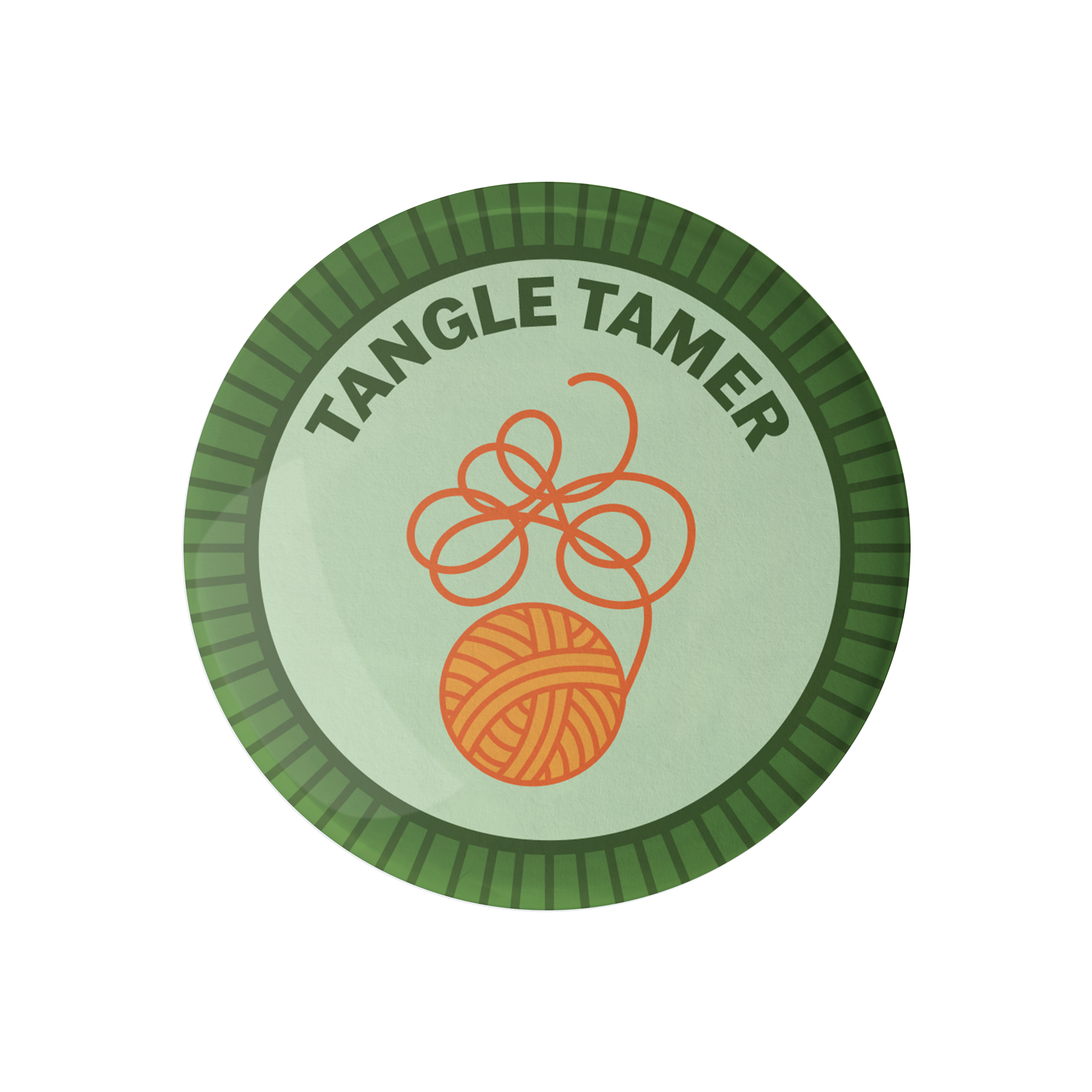 Tangle Tamer Knitting Merit Badge – The Square Knot Crafts