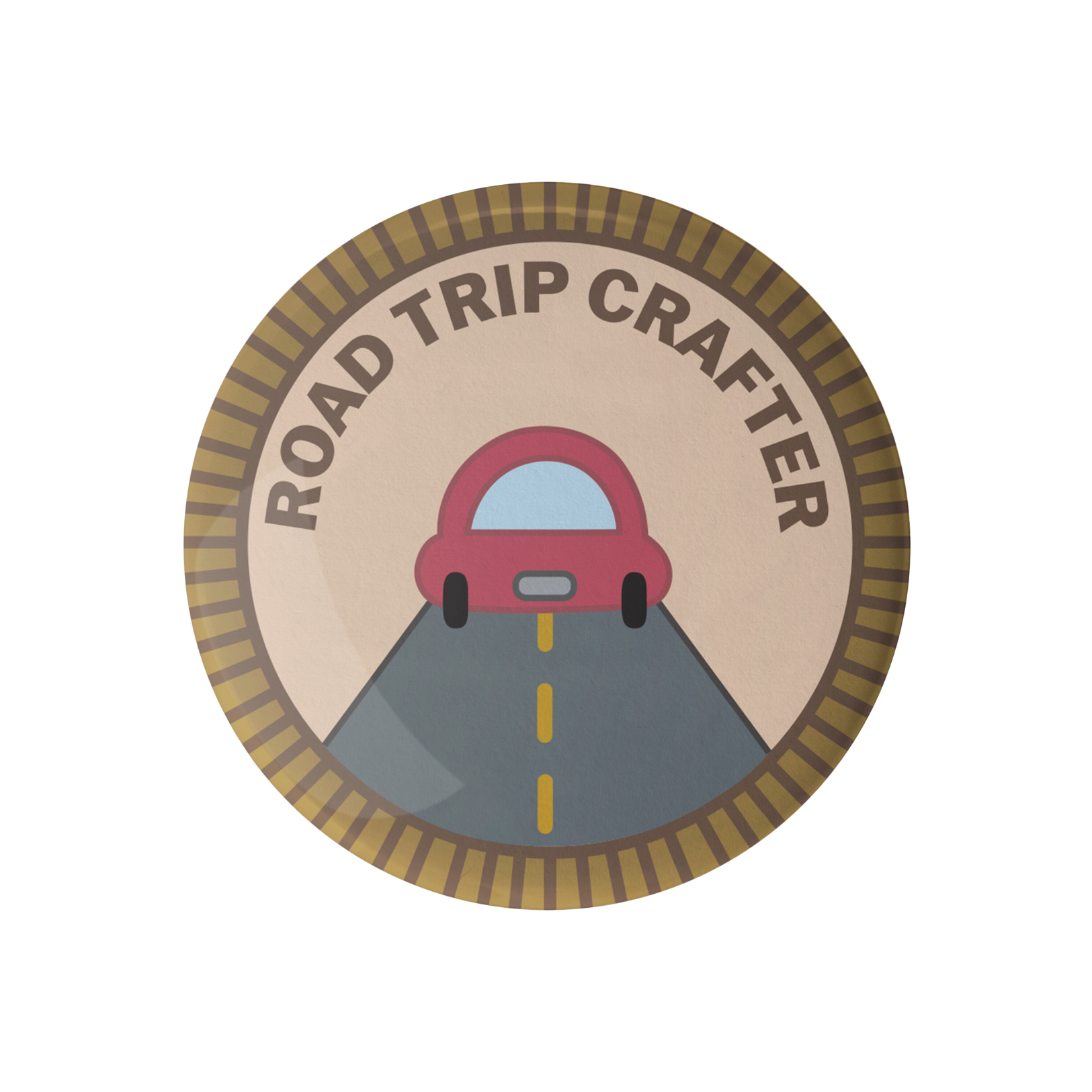 Road Trip Crafter Merit Badge – The Square Knot Crafts