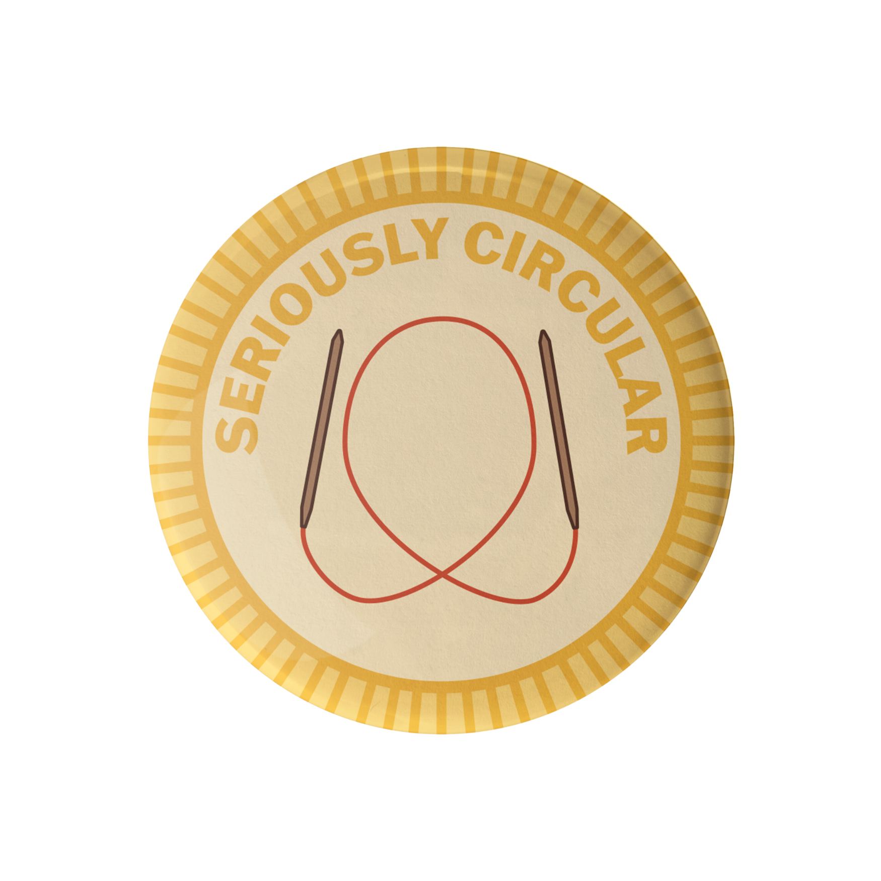 Seriously Circular Merit Badge – The Square Knot Crafts