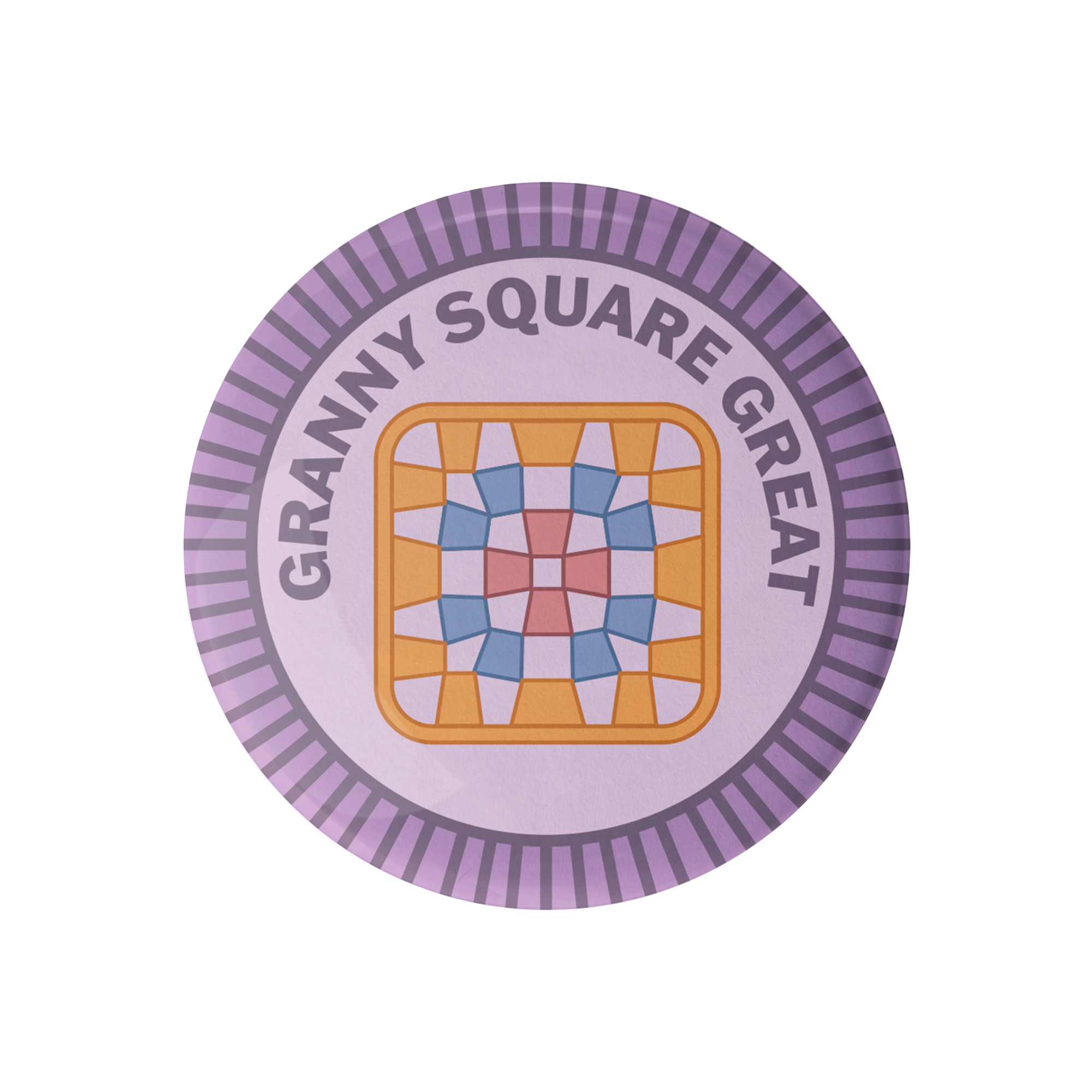 Granny Square Great Merit Badge – The Square Knot Crafts